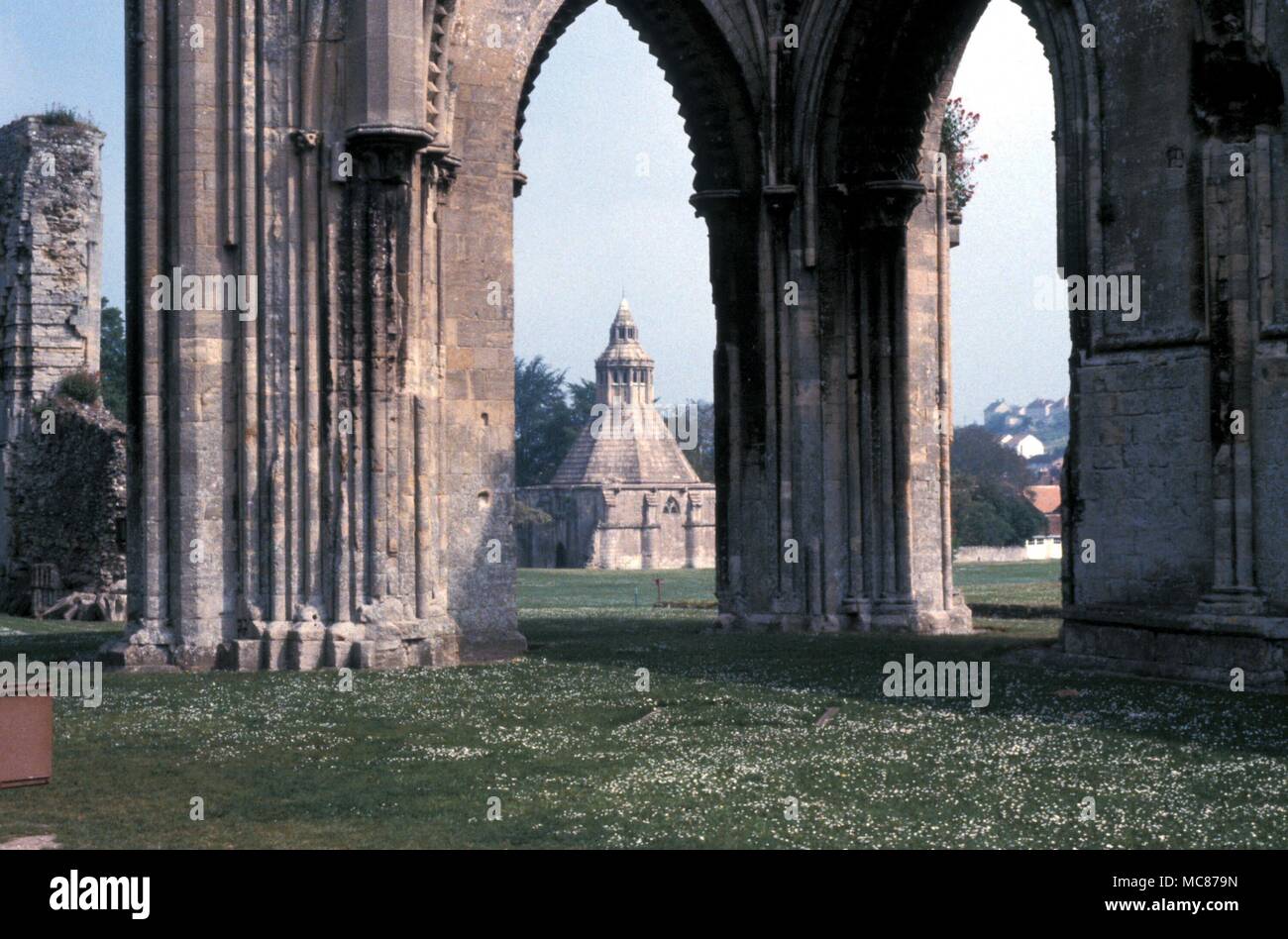 ARTHURIAN Glastonbury Abbey, one of the places claimed to be the ...