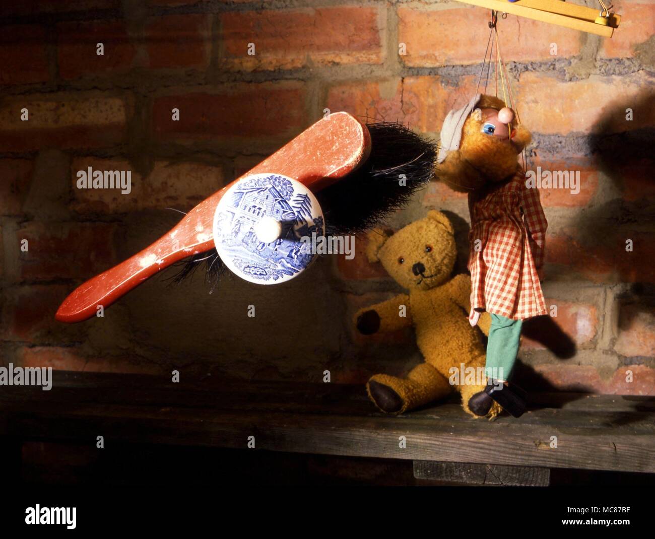 The activity of the poltergeist is most frequenly experienced in the ...