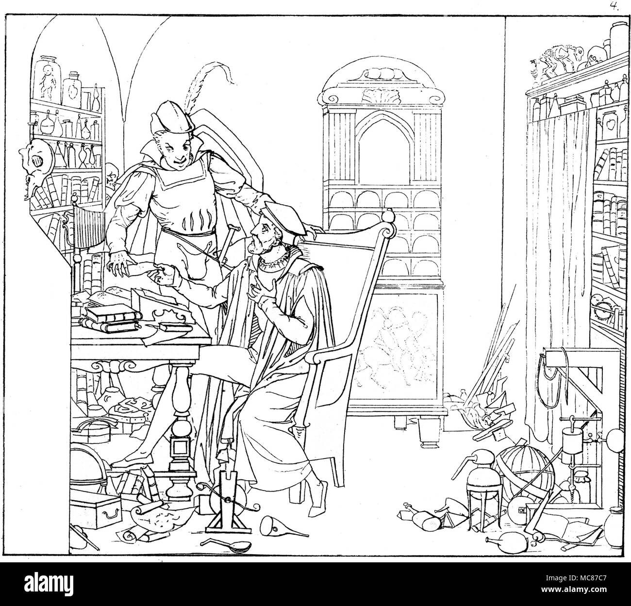 Faust mephistopheles making pact hi-res stock photography and images ...