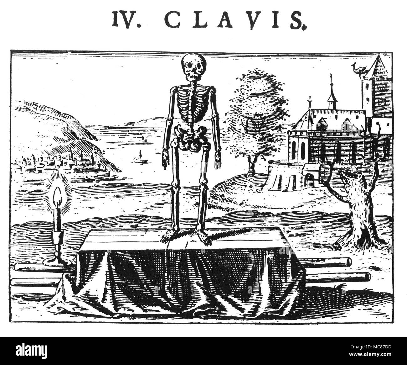 ALCHEMY - TWELVE KEYS - DEATH - SKELETON - CANDLE The Fourth Key of ...