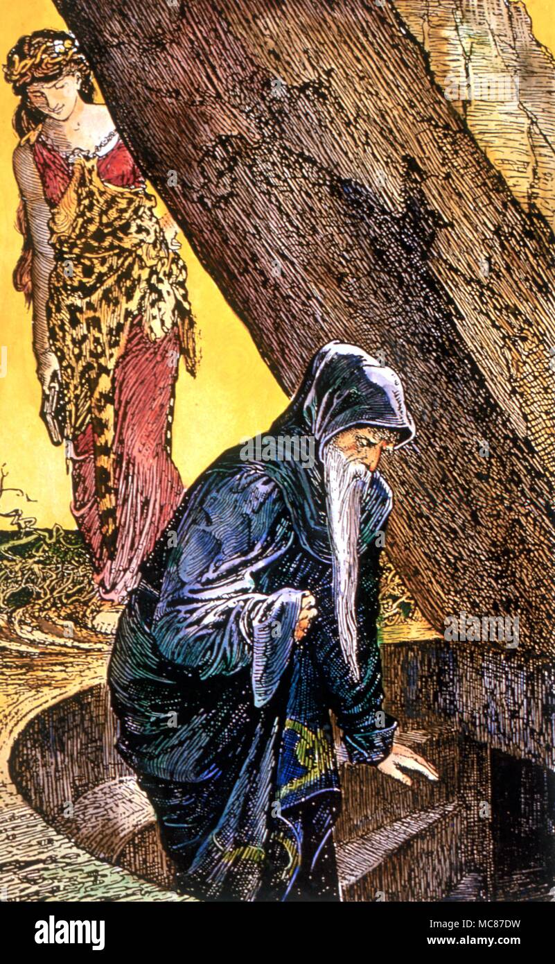 Celtic Mythology The Magician Merlin is lured to his death in the ...