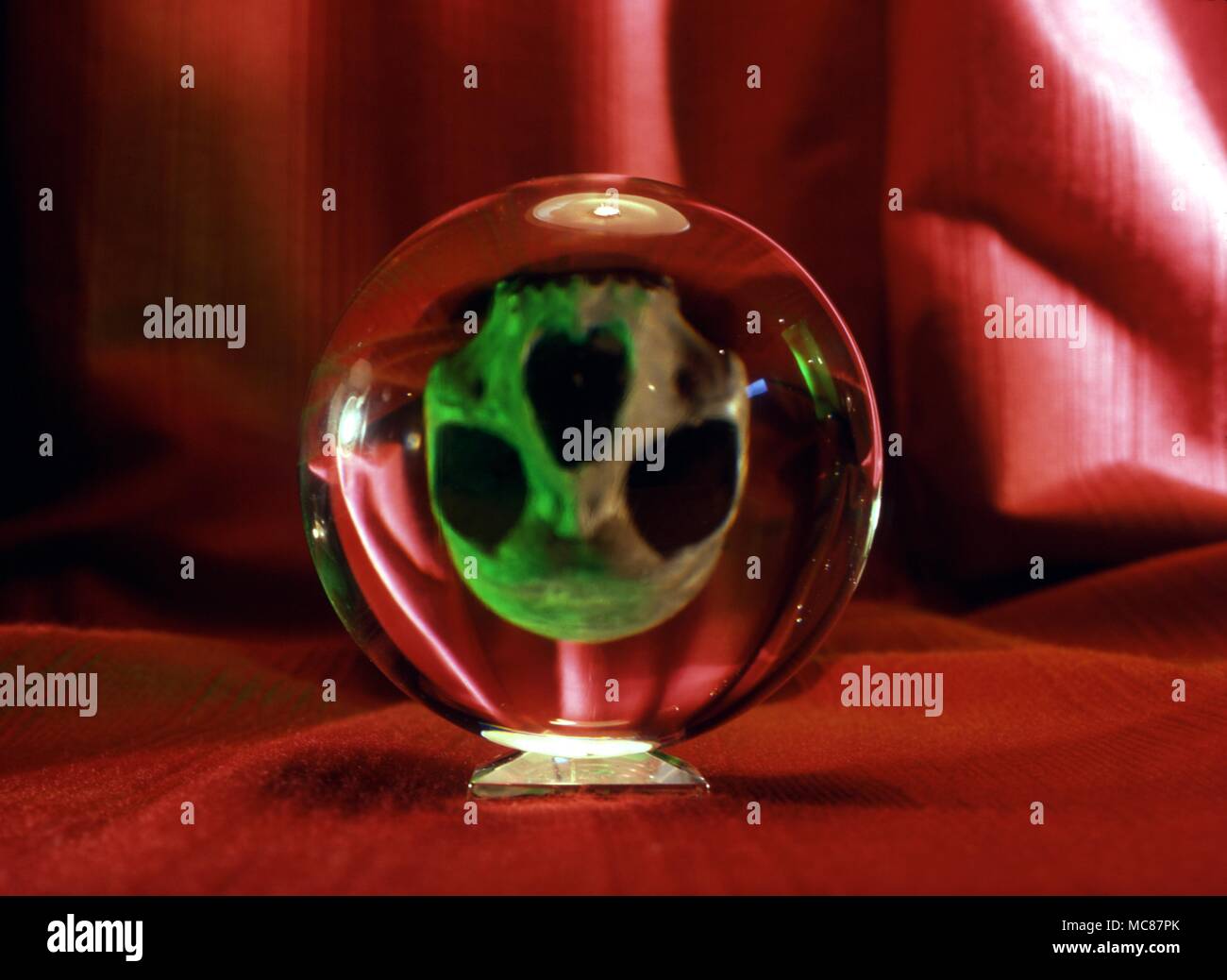 Crystal Reading Divination Crystallomancy Stock Photo - Alamy