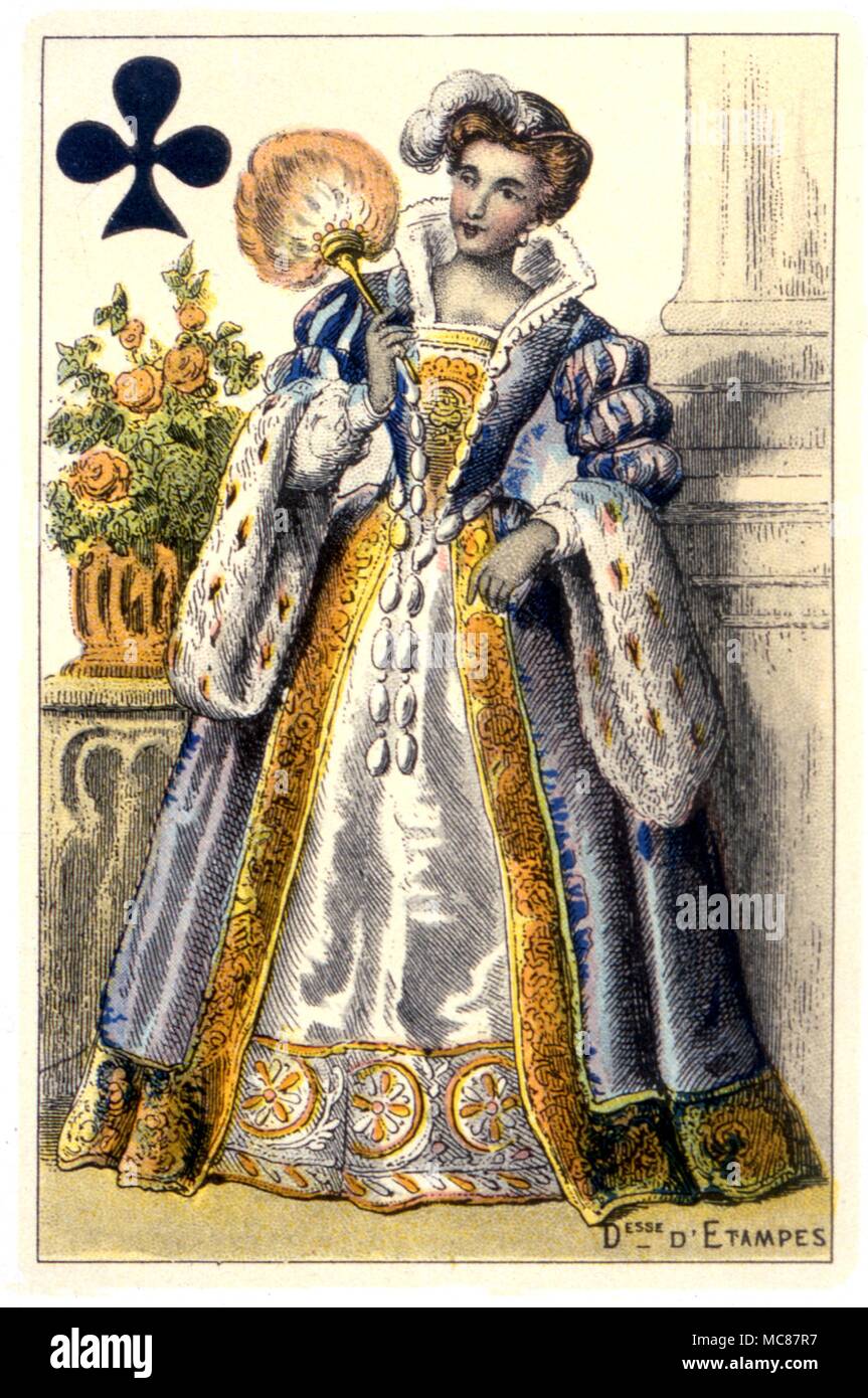 Cartomancy Playing Cards Court cards from Le Jeu de a Cartes ...