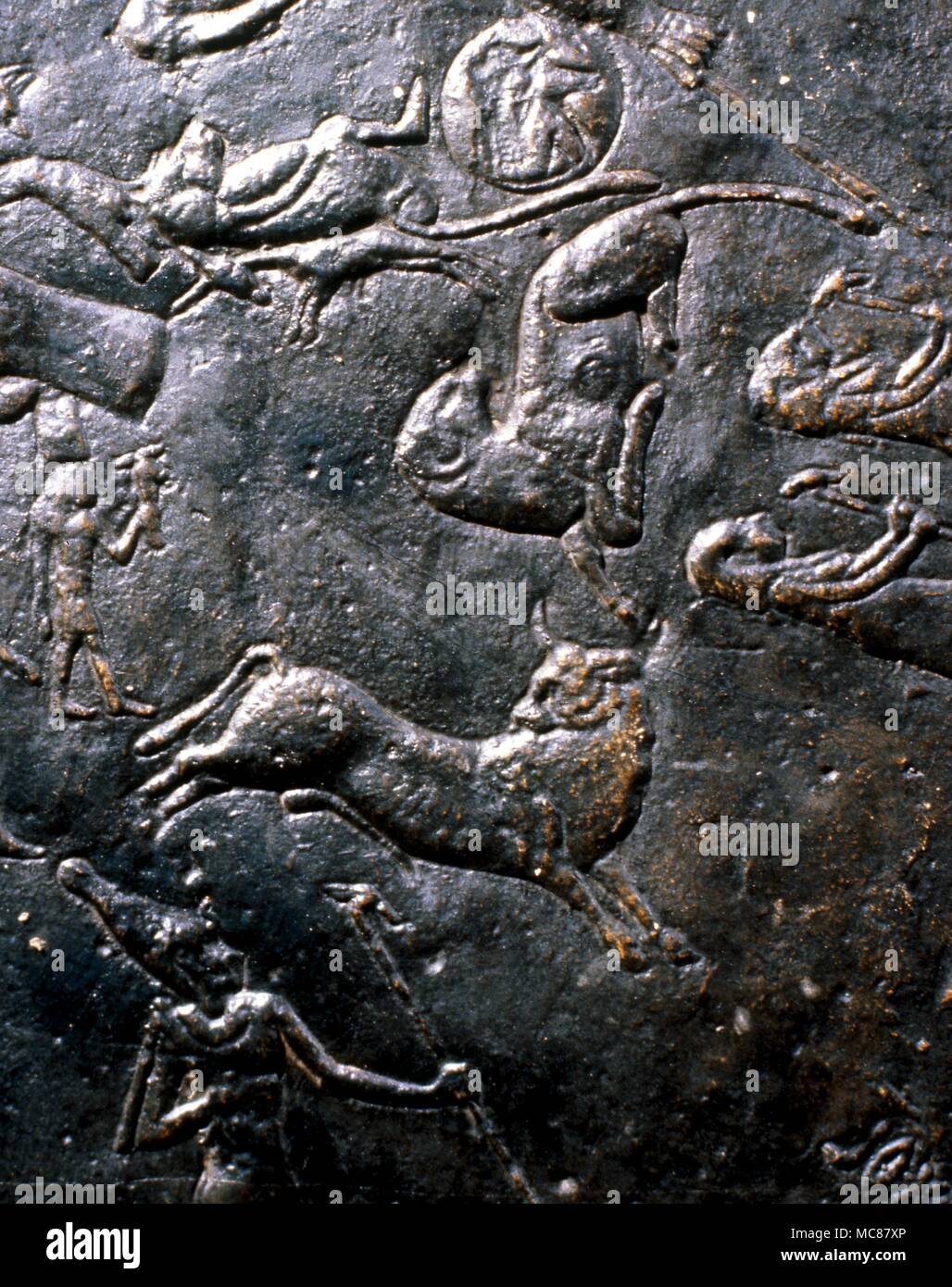 Egyptian Astrology Denderah Detail of the zodiacal constellation in the ...