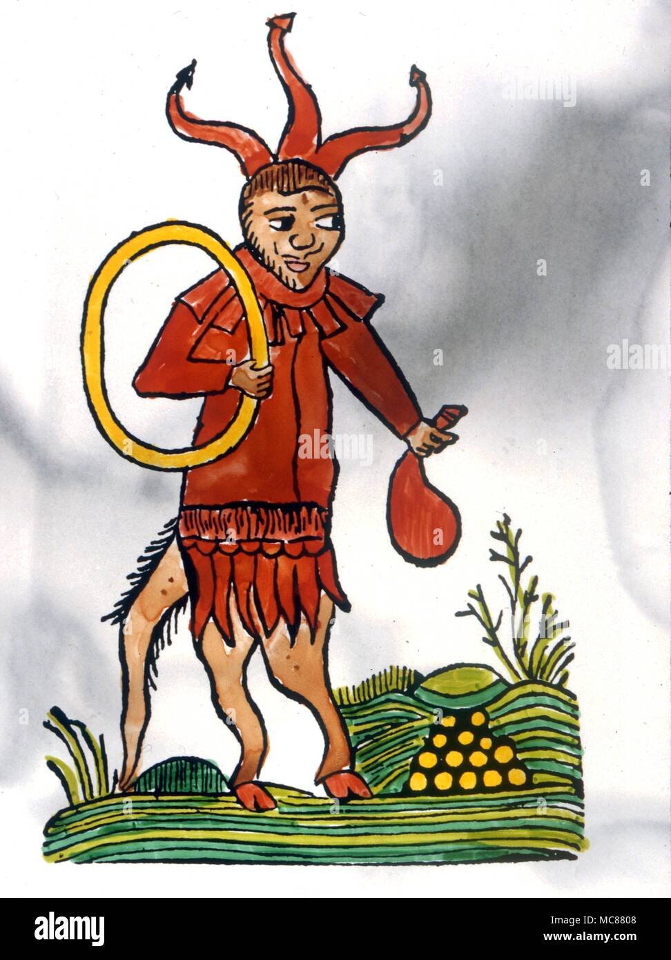 Demons Lucifuge Rofocale Woodcut image of what is supposed to be one of ...