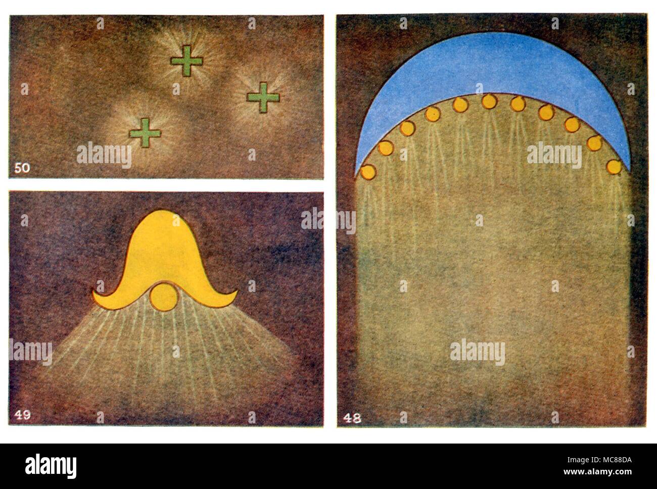 Theosophy Images of thoughtforms on the astral plane as seen by ...