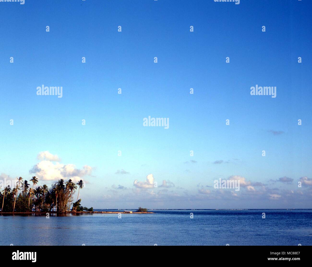 TROPICAL ISLANDS French Polynesia. Beach at Rangiroa Stock Photo - Alamy