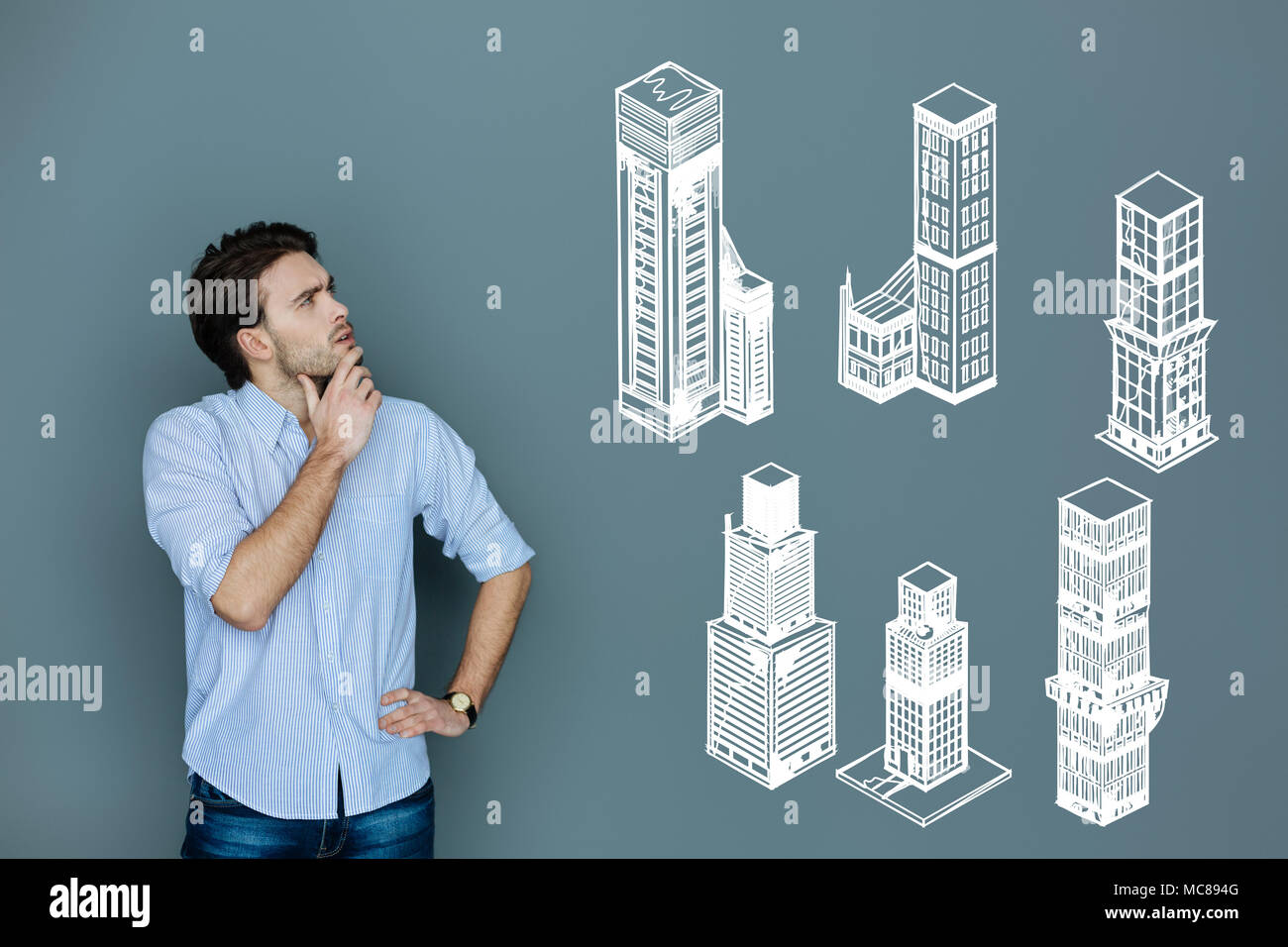 Thinking architect hi-res stock photography and images - Alamy