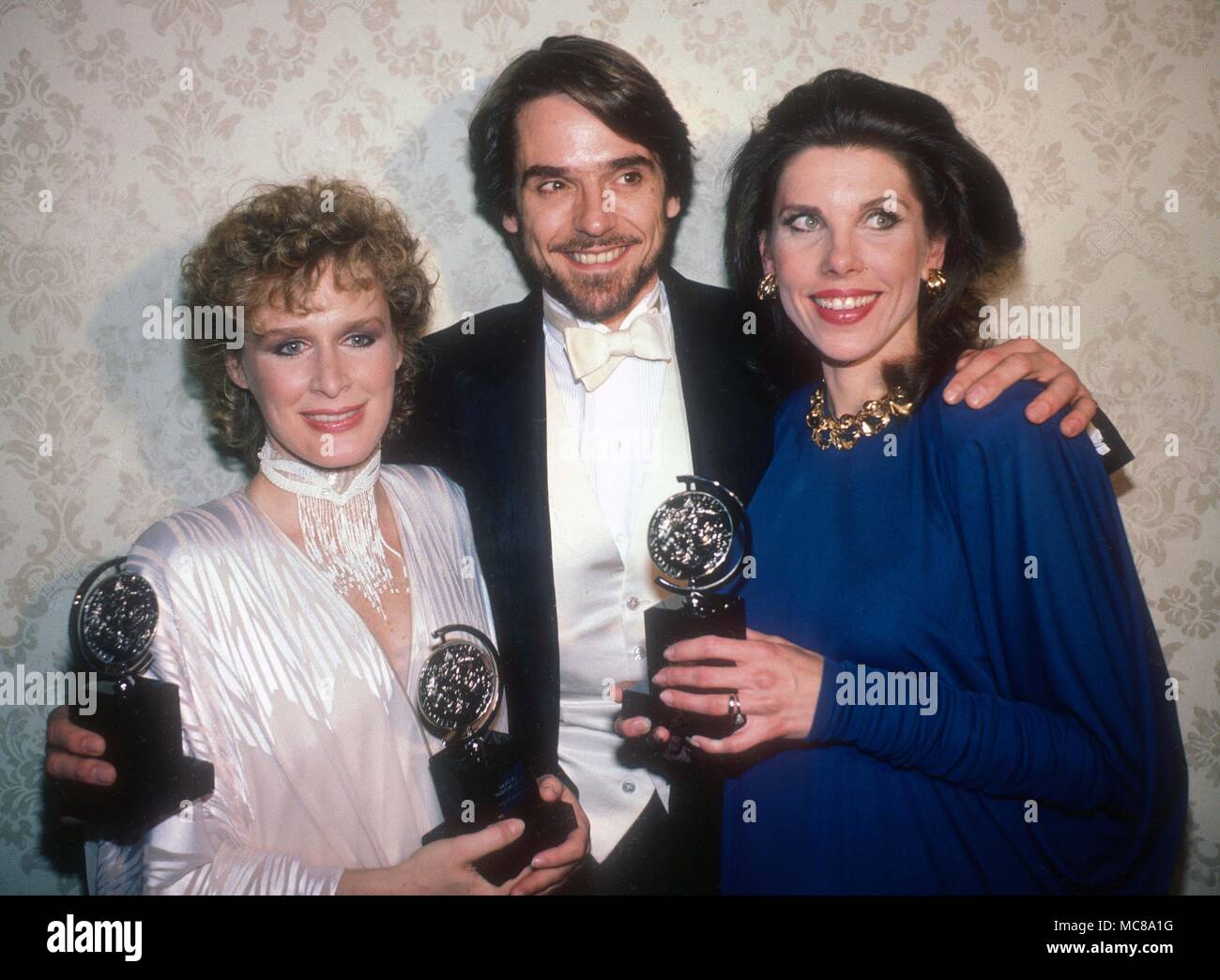 Glenn Close Jeremy Irons Christine Baranski 1983 Photo By Adam Scull ...