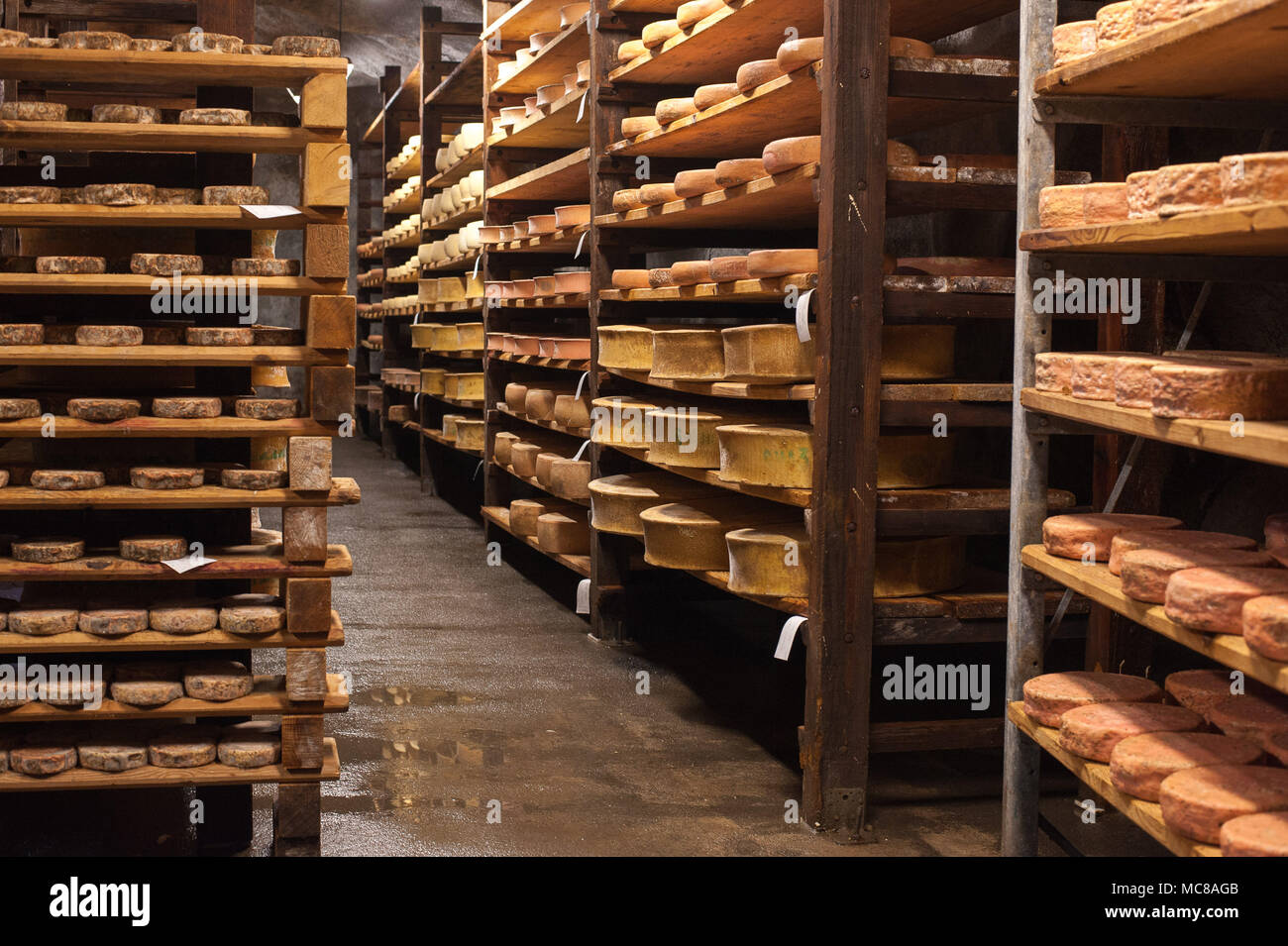 Rognaix (French Alps, south-eastern France). Company "Les caves d ...