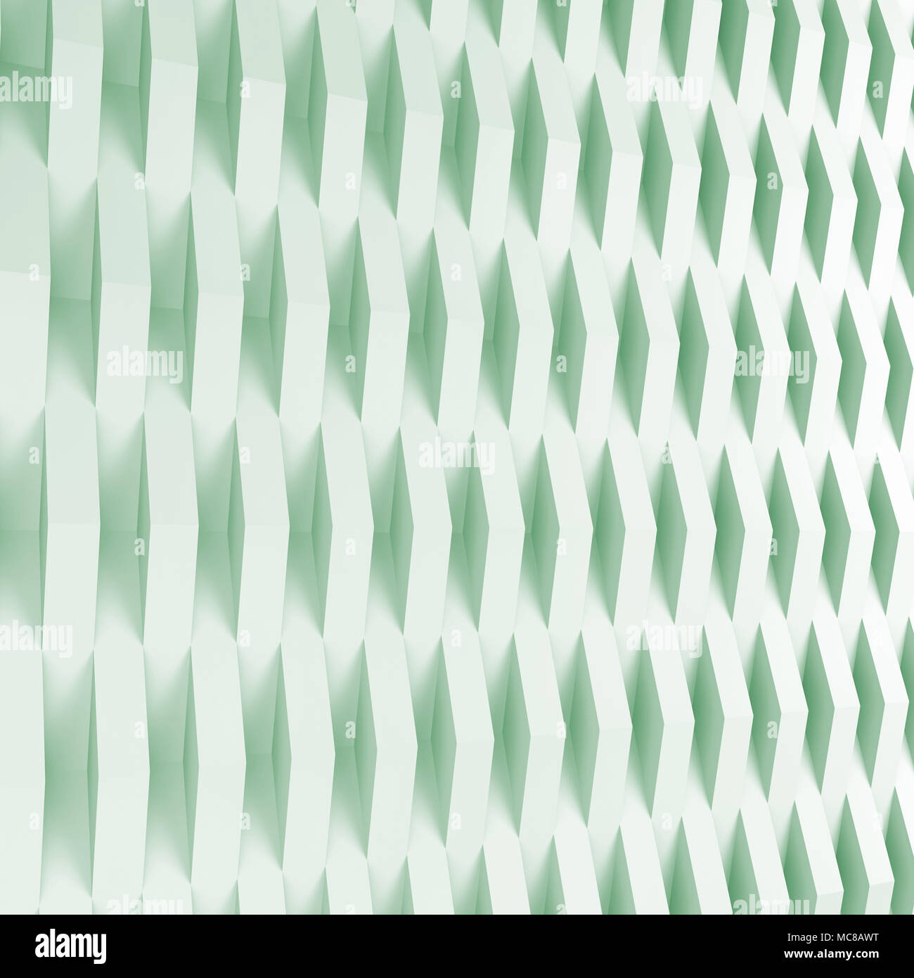 Square abstract digital background, relief pattern over wall. Green ...