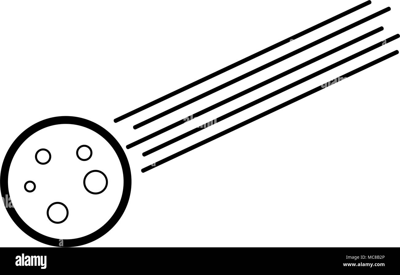 Meteor impact crater Stock Vector Images - Alamy