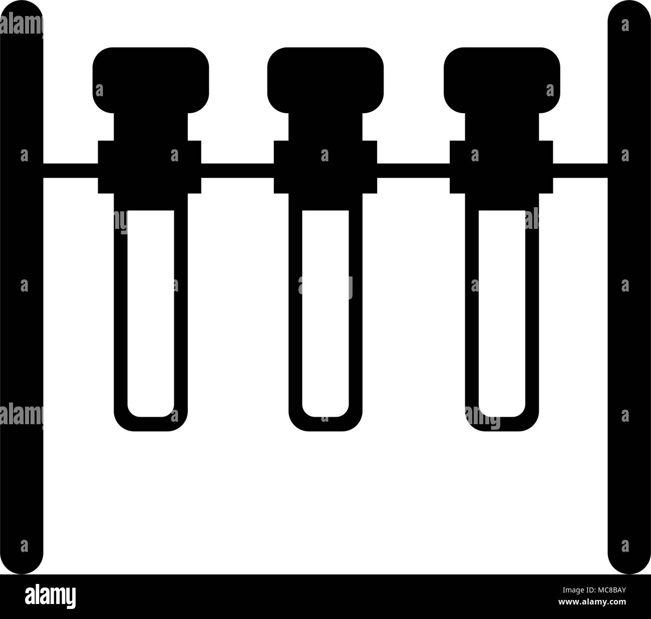 White test tube stand Stock Vector Images - Alamy