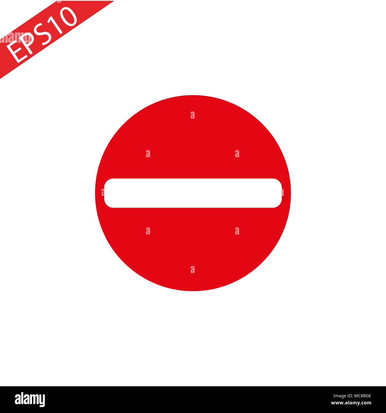 No Entry Traffic Sign, mesh Stock Vector Image & Art - Alamy