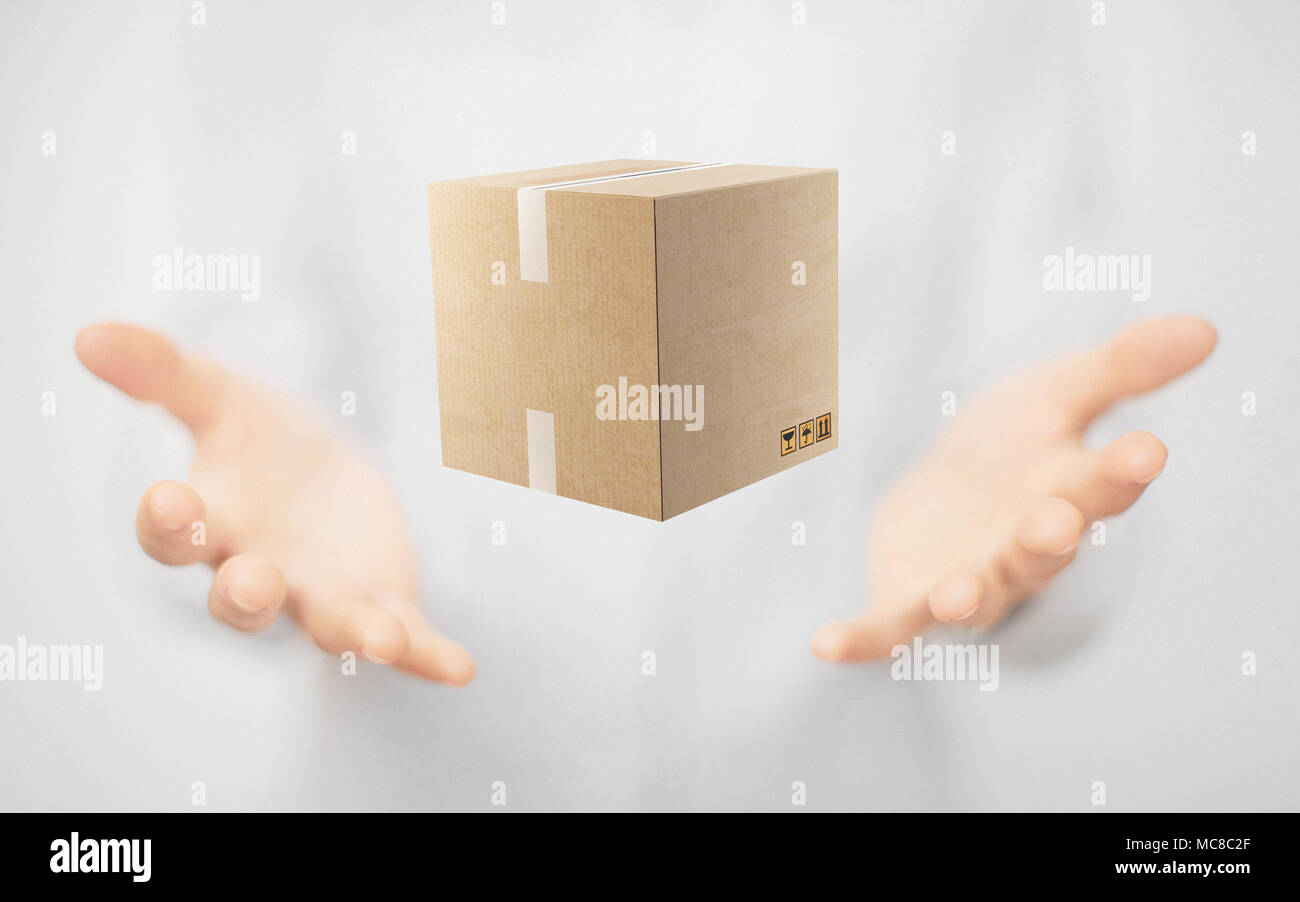 Delivery hands hi-res stock photography and images - Alamy