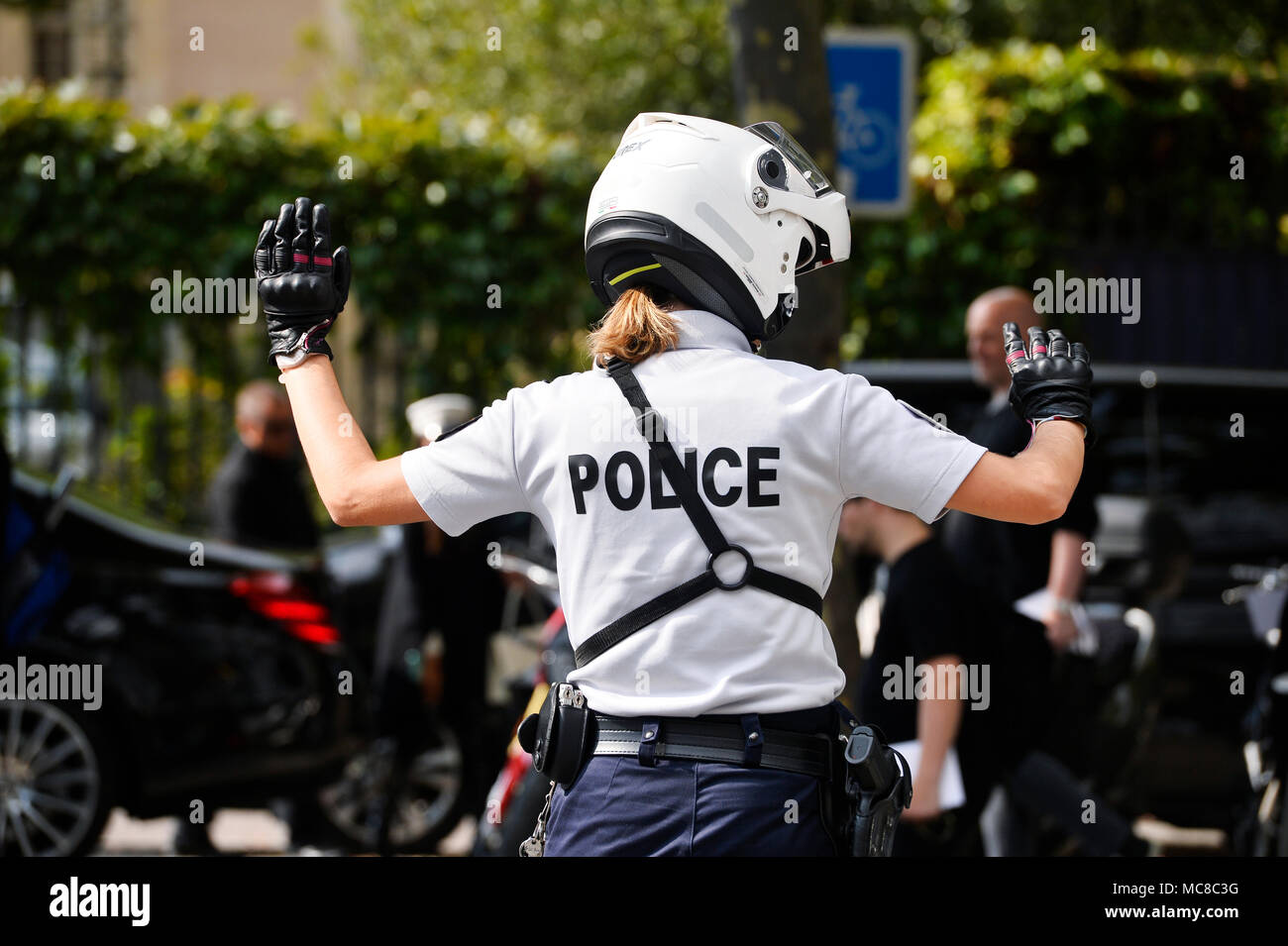 Vintage france police uniform hi-res stock photography and images - Alamy