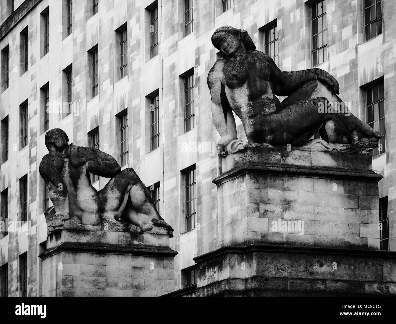 Epstein and sculpture Black and White Stock Photos & Images - Alamy