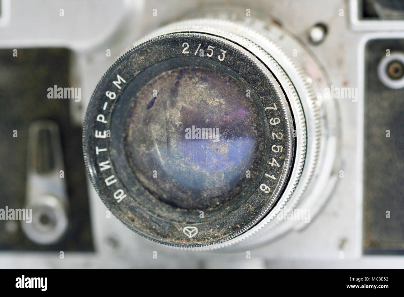 Vintage russian camera, picture and details Stock Photo - Alamy