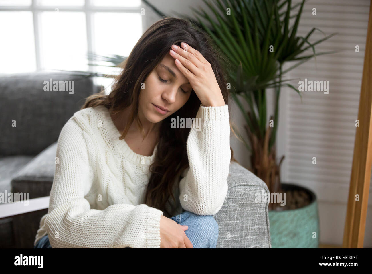 Upset drowsy hi-res stock photography and images - Alamy