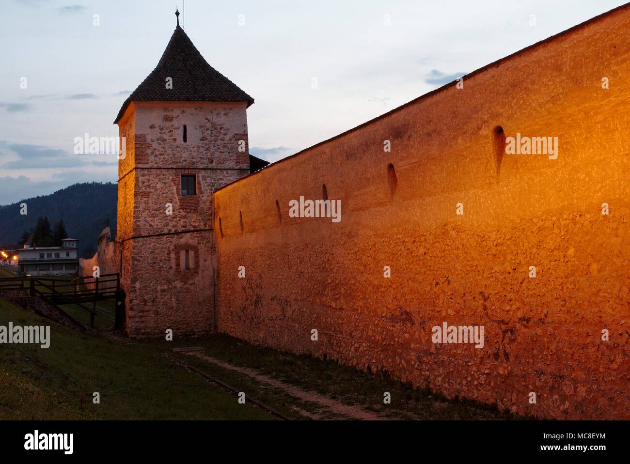 Romania Brasov Carpenters Tower Stock Photo - Alamy