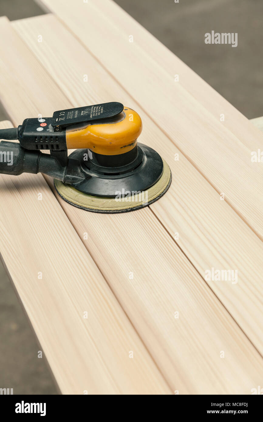 wood working machine, making a wooden window Stock Photo - Alamy