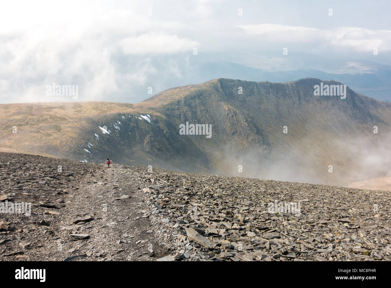 Climbing up to skiddaw summit hi-res stock photography and images - Alamy