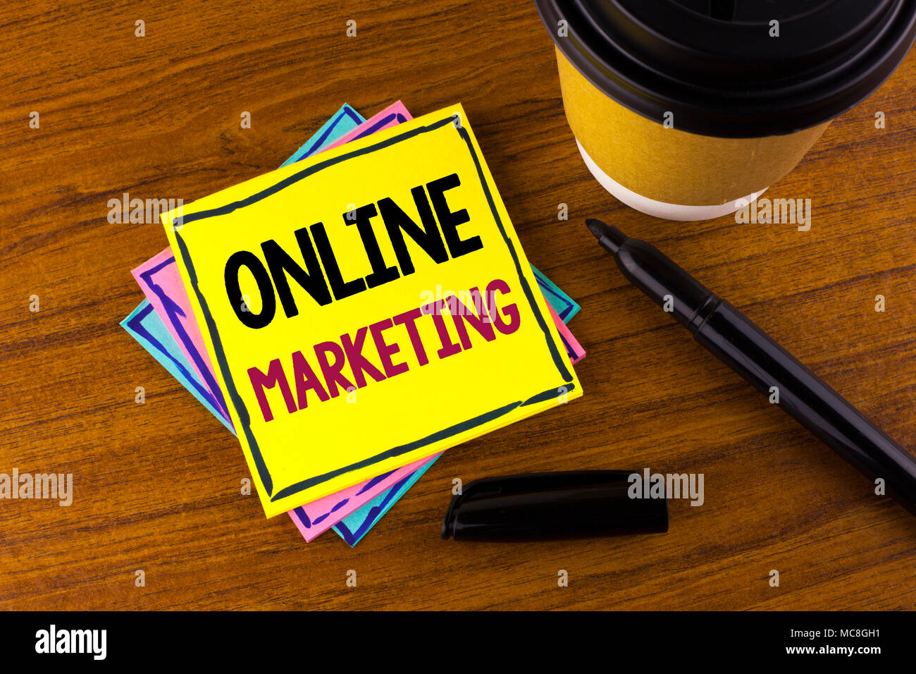 Word writing text Online Marketing. Business concept for Marketing ...