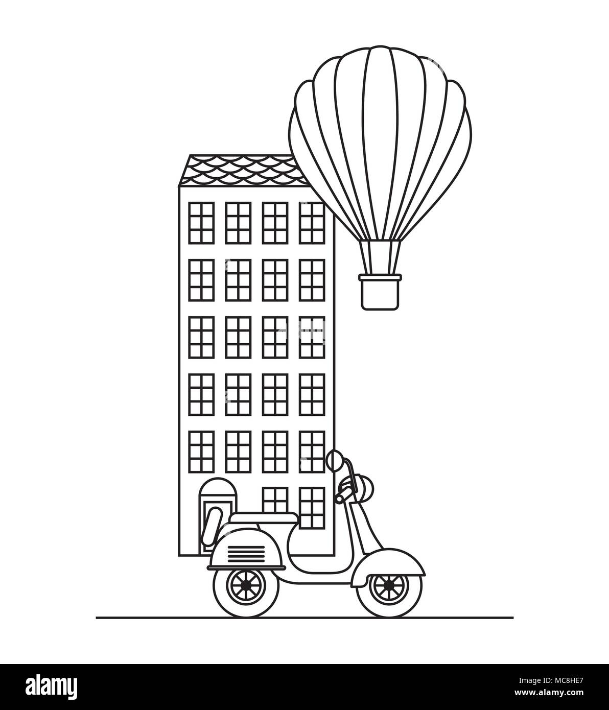 france paris architecture Stock Vector Image & Art - Alamy