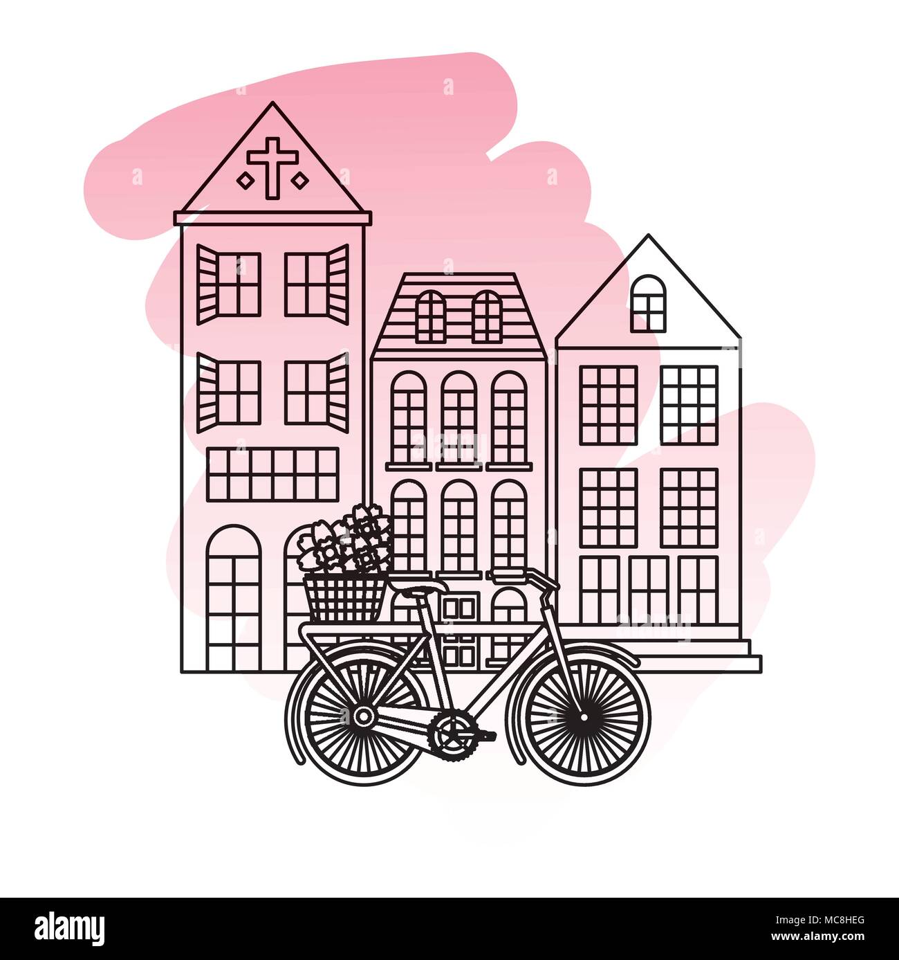 Paris france facade construction Cut Out Stock Images & Pictures - Alamy