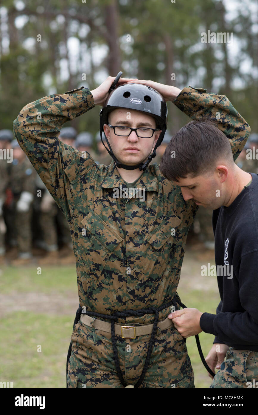 U.S. Marine Corps Sgt. Jeremy A. Bolin with Weapons and Field Training ...