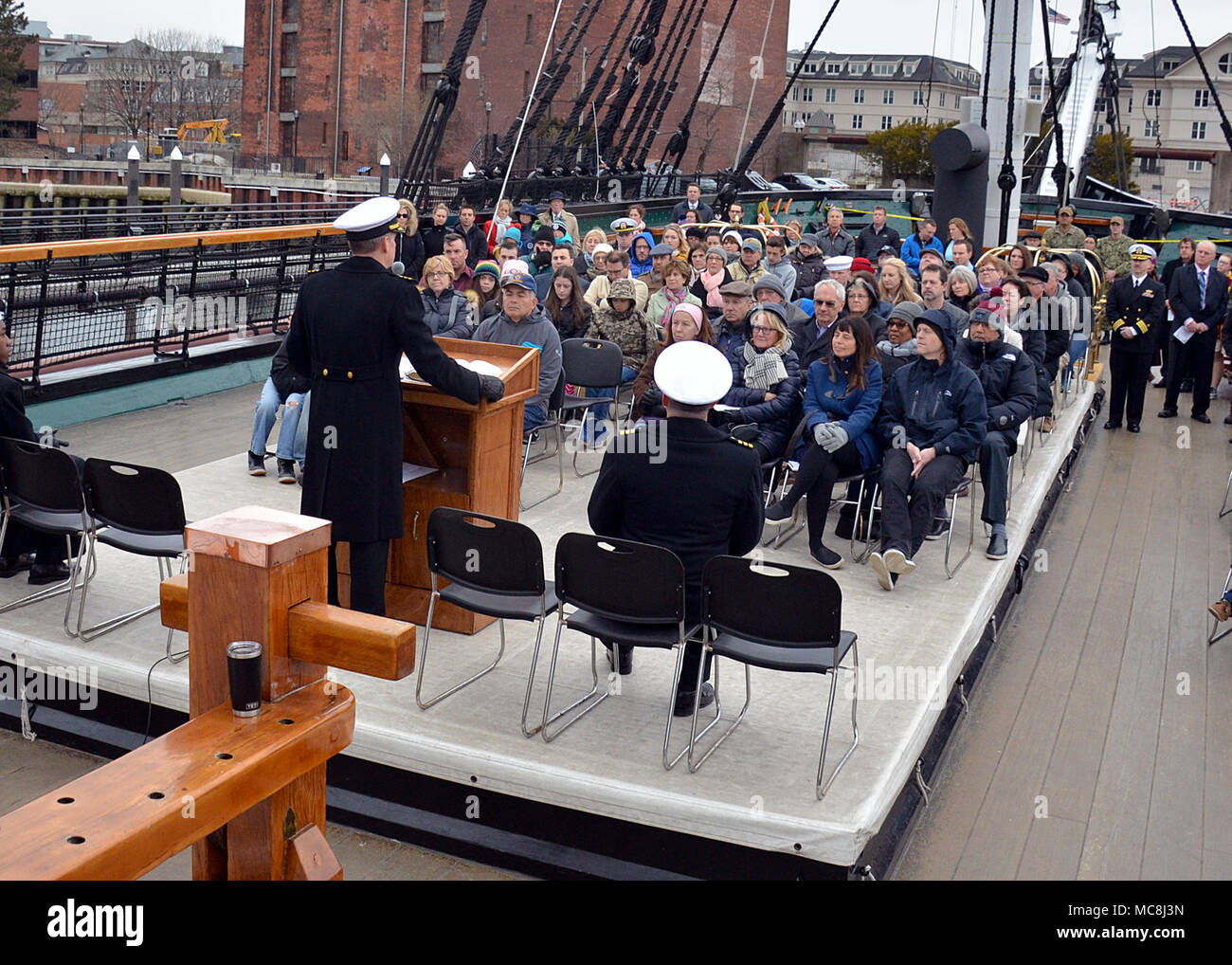 BOSTON (April 1, 2018) CDR David A. Shirck, U.S. Coast Guard 1st ...