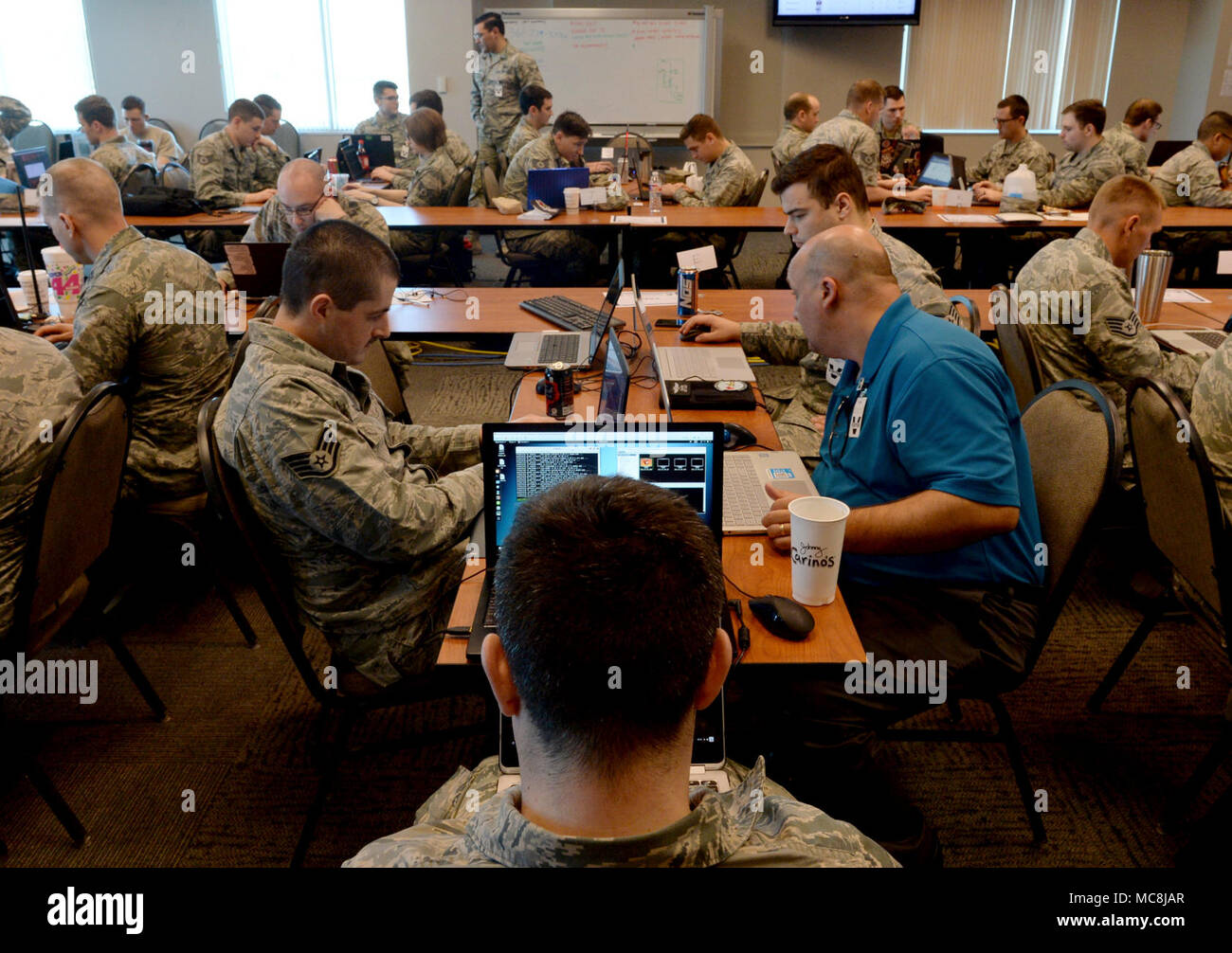 Cyberspace professionals from the 67th Cyberspace Wing compete in the ...