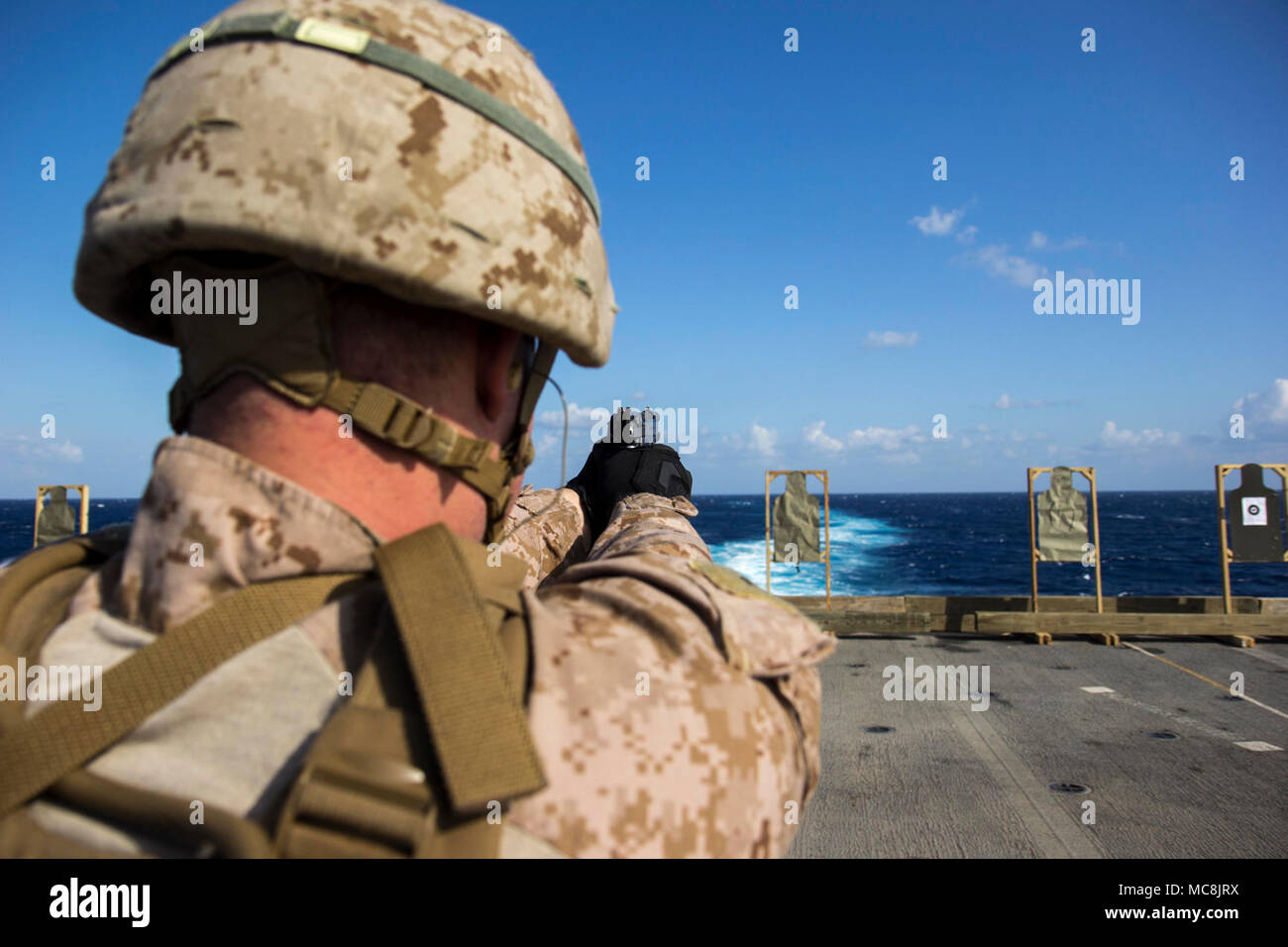MEDITERRANEAN SEA (March 28, 2018) Marine Corps Lance Cpl. Justin ...
