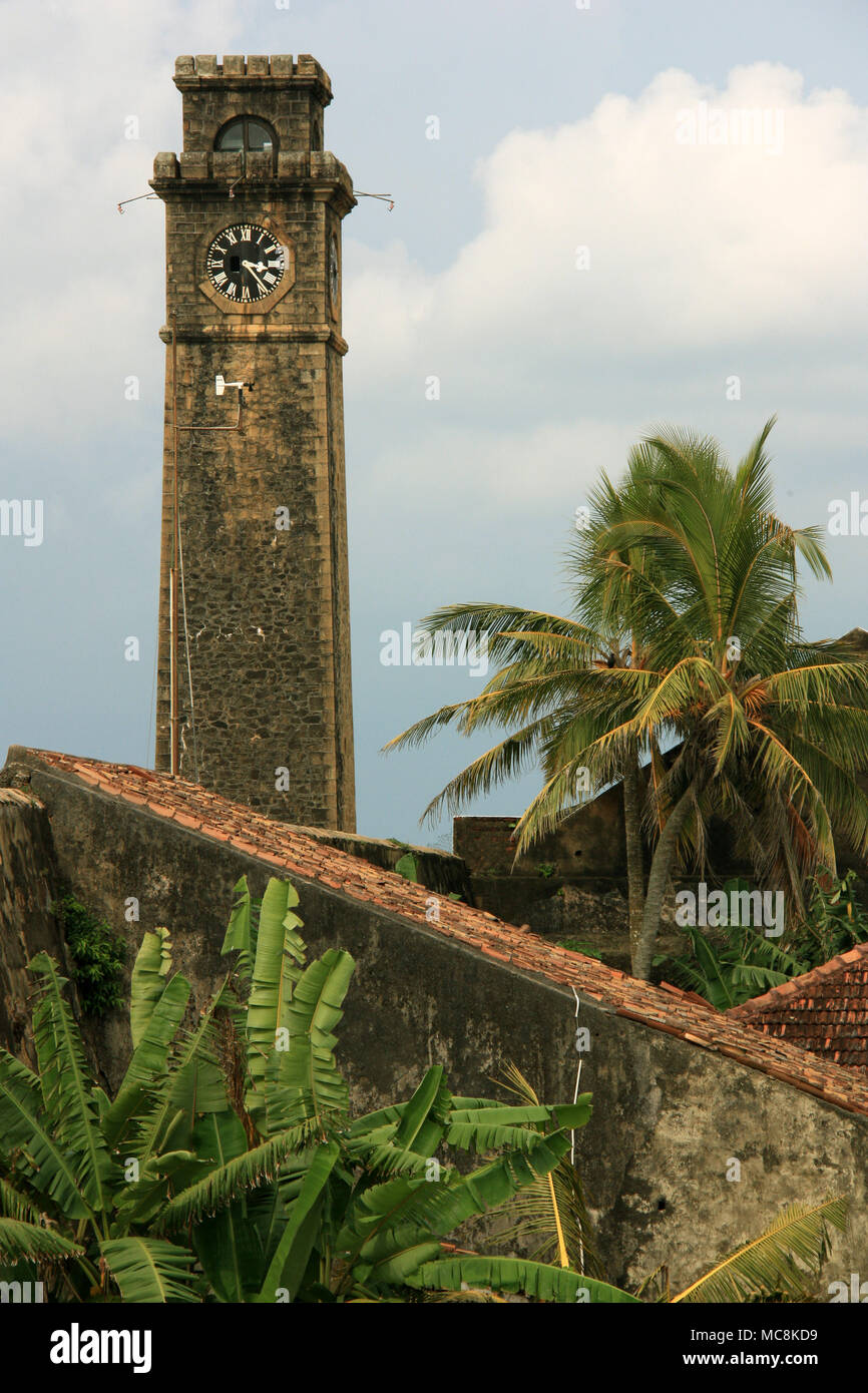 The Galle Fort, an old colonial fortified bastion in Galle, Sri Lanka ...