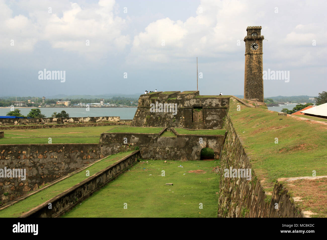 The Galle Fort, an old colonial fortified bastion in Galle, Sri Lanka ...