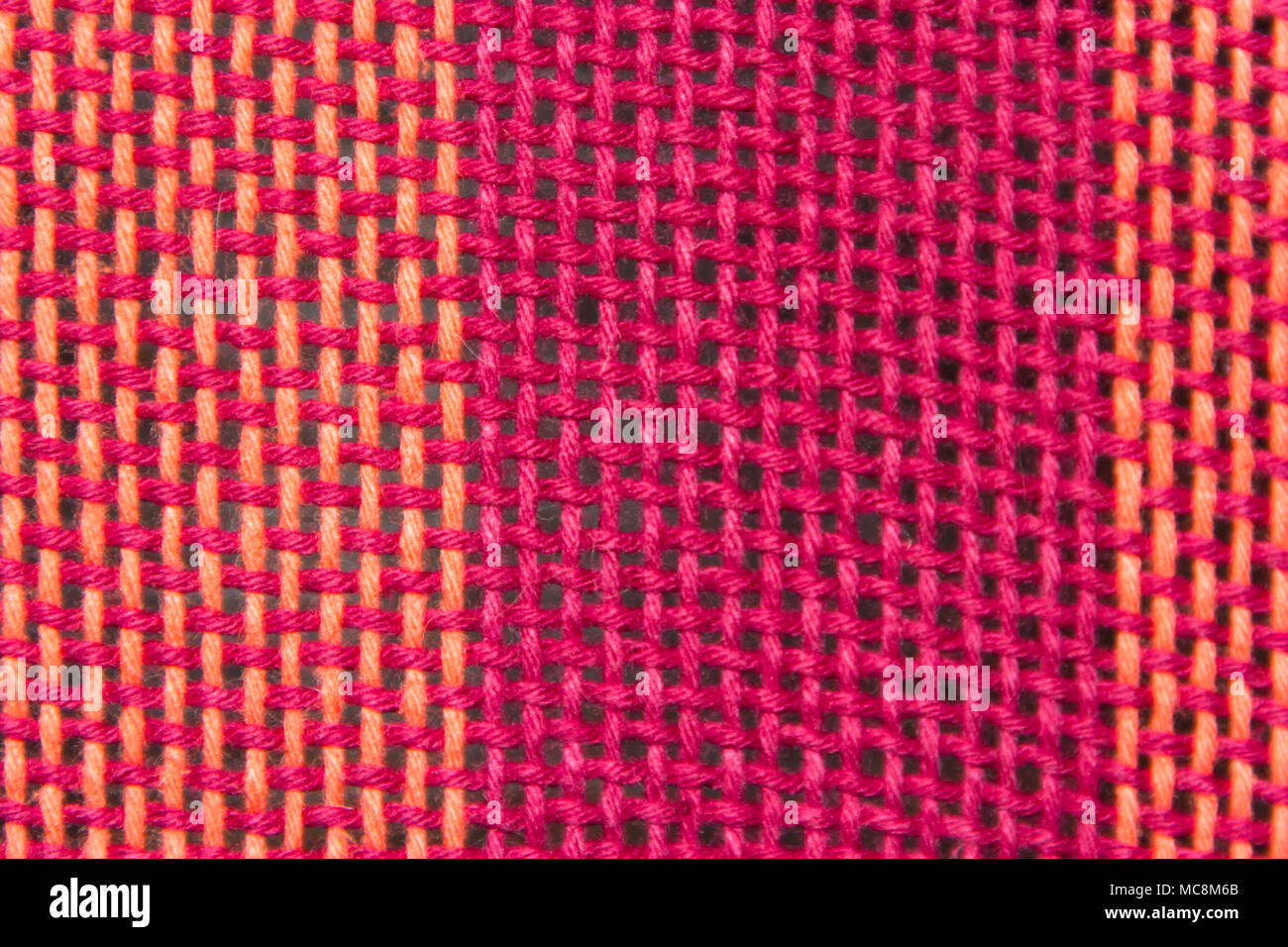 woven texture background on loom Stock Photo - Alamy