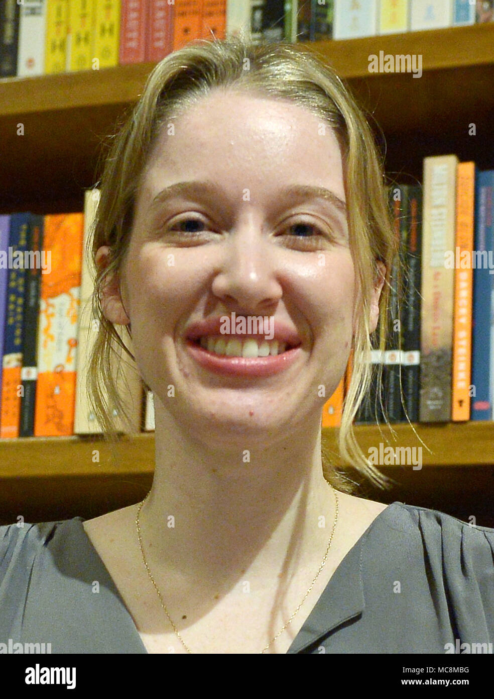 Author Chloe Benjamin signs copies of her book 'The Immortalists' at ...