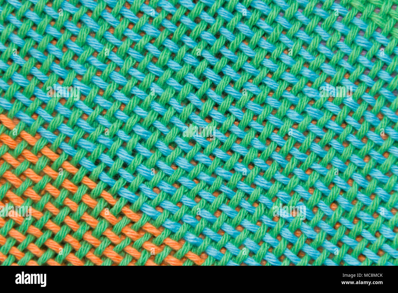 woven texture background on loom Stock Photo - Alamy
