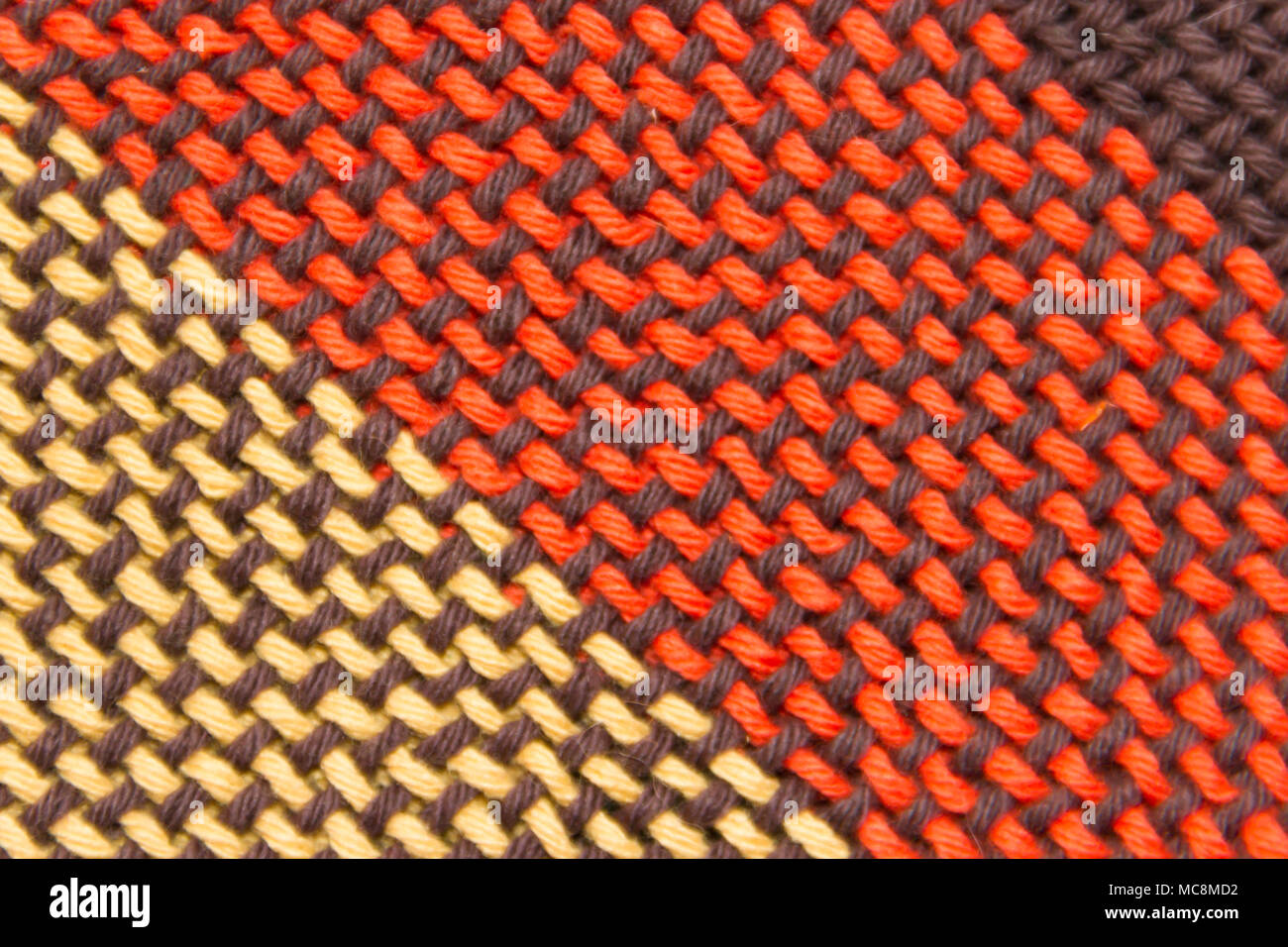 woven texture background on loom Stock Photo - Alamy