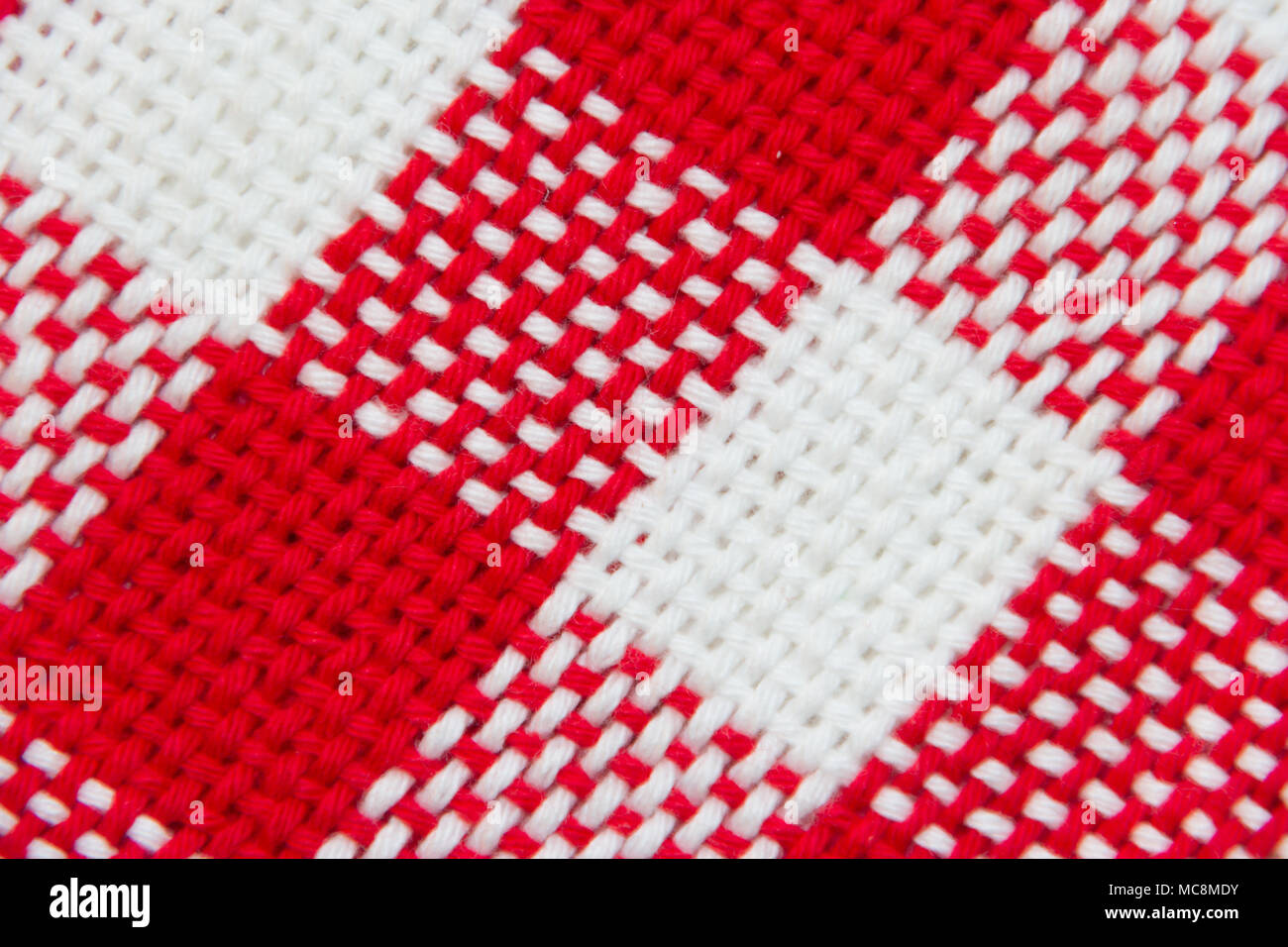 woven texture background on loom Stock Photo - Alamy