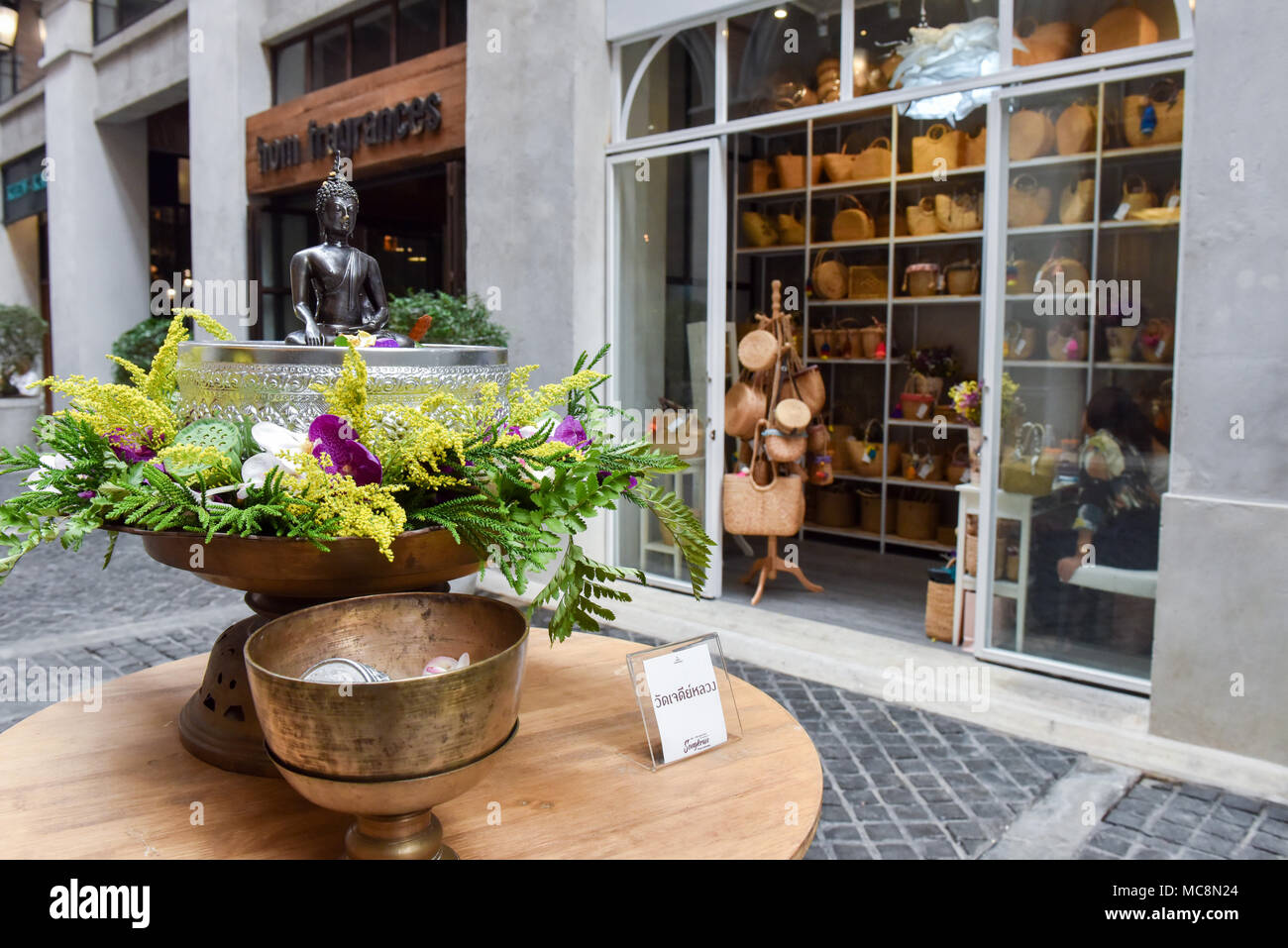 Songkran celebration (Thai New Year) at One Nimman Shopping Mall ...