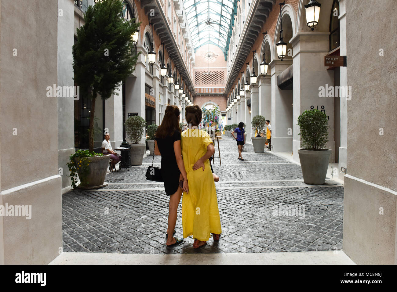Female shoppers , One Nimman, Chiang Mai Stock Photo - Alamy