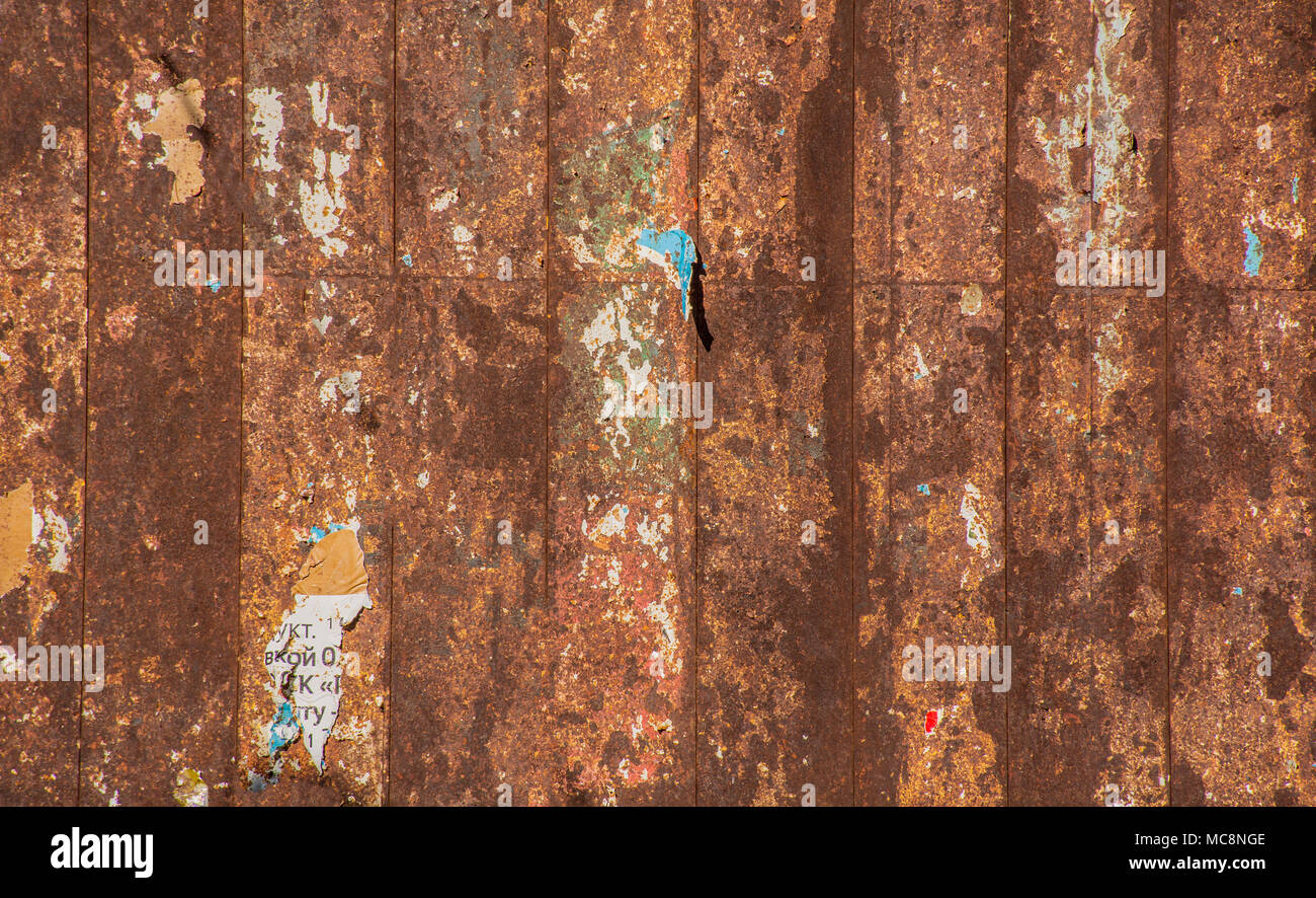 Rusty iron plate. Vintage texture Stock Photo - Alamy
