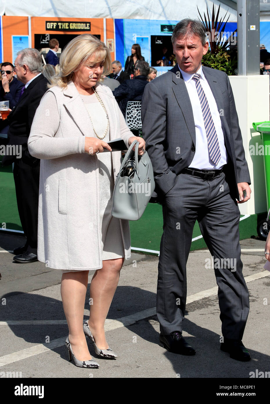 Bryan Robson (right) and wife Denise Brindley arrive for the Grand ...