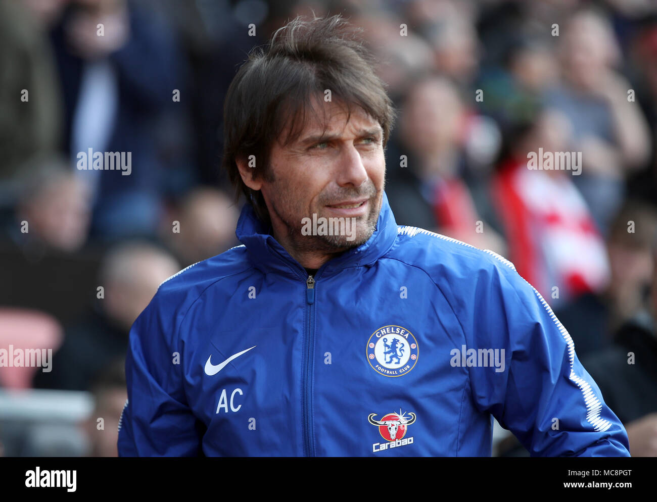 Chelsea manager Antonio Conte before the Premier League match at St ...