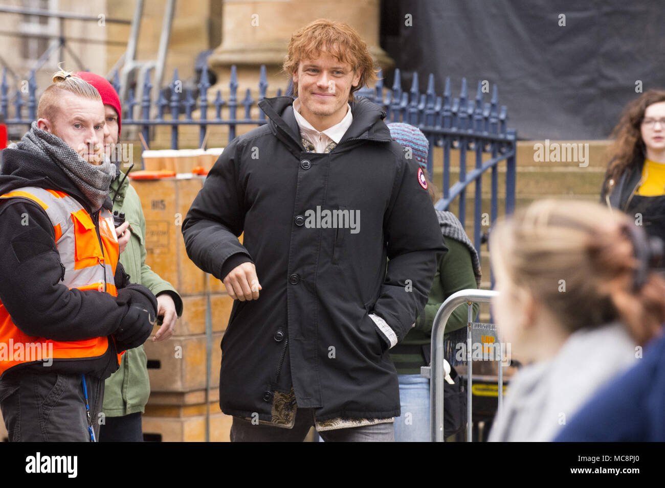 'Outlander' cast and crew are spotted filming in Glasgow for the 4th ...