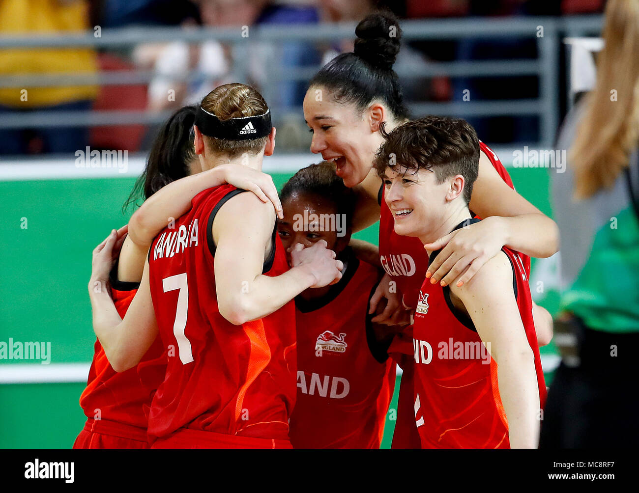 England's Stefanie Collins (right) celebrates silver after the Women's ...