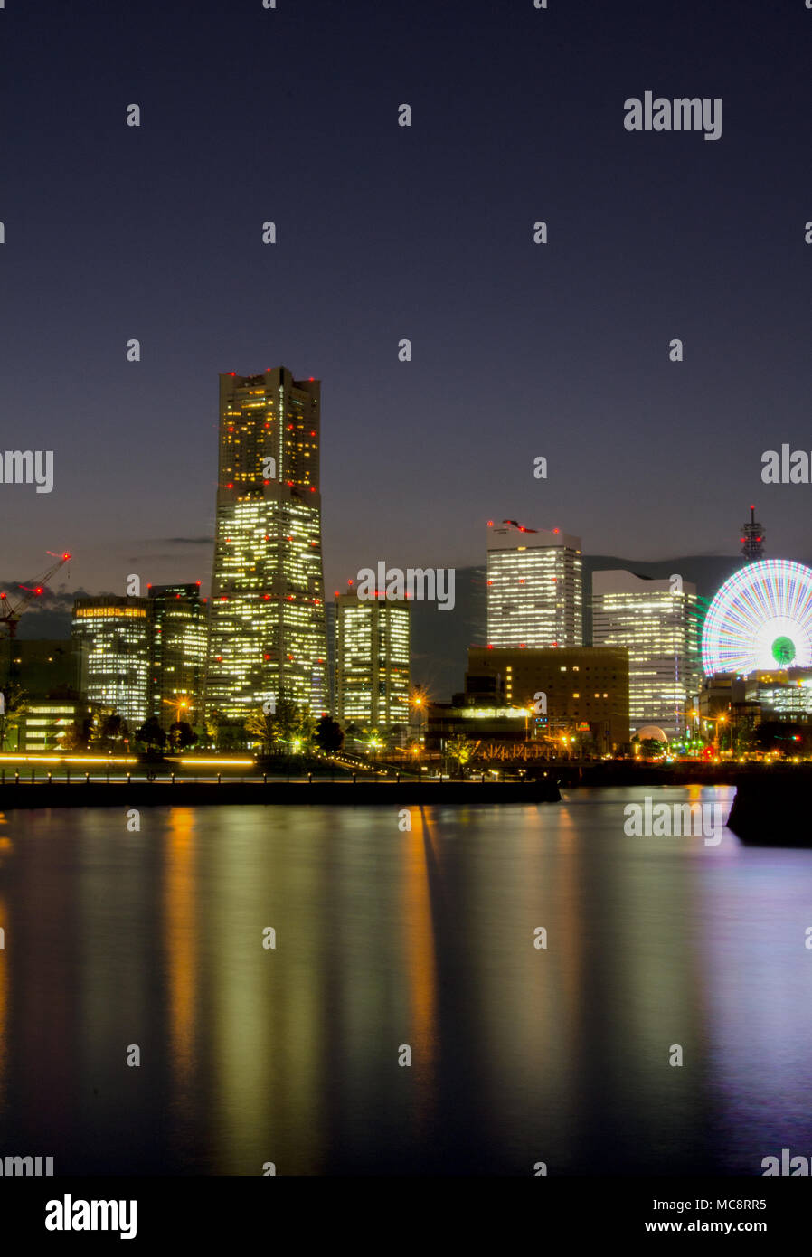 Yokohama Land Mark Tower is a sightseeing spot in Minato Mirai 21 ...