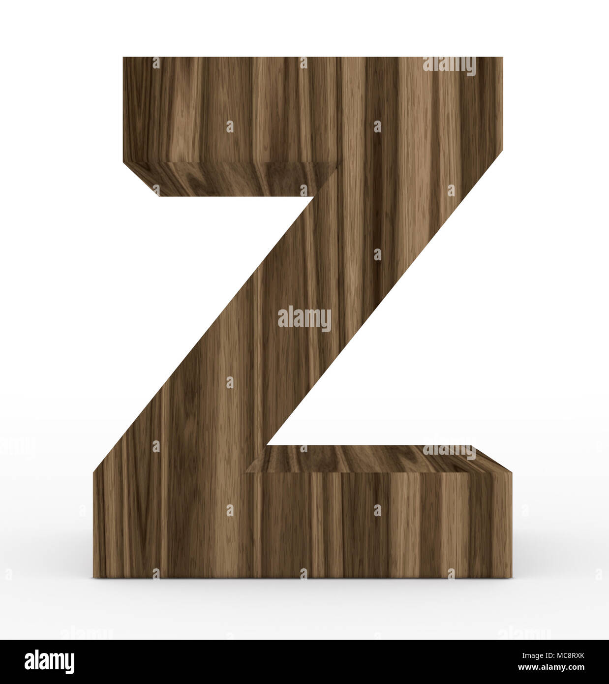 3d alphabet isolated wood alphabet Cut Out Stock Images & Pictures - Alamy