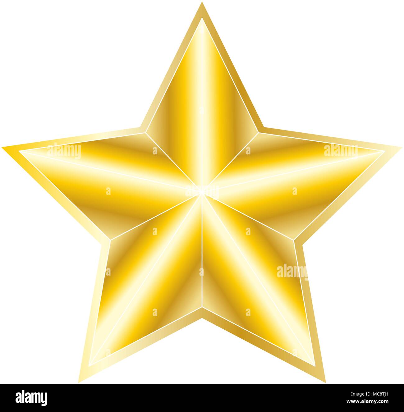 Golden star isolated clip art, vector Stock Vector Image & Art - Alamy